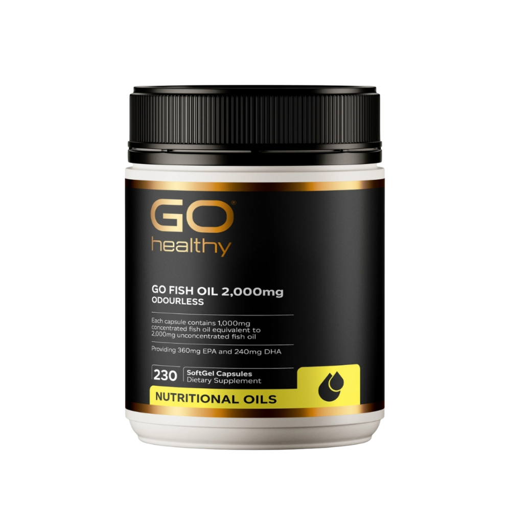 Go Fish Oil 2000mg Compact Odourless – HealthOmart New Zealand