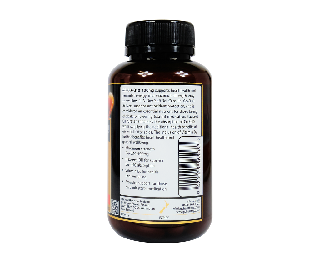 [Gohy] Co-Q10 400mg (60c) – HealthOmart New Zealand