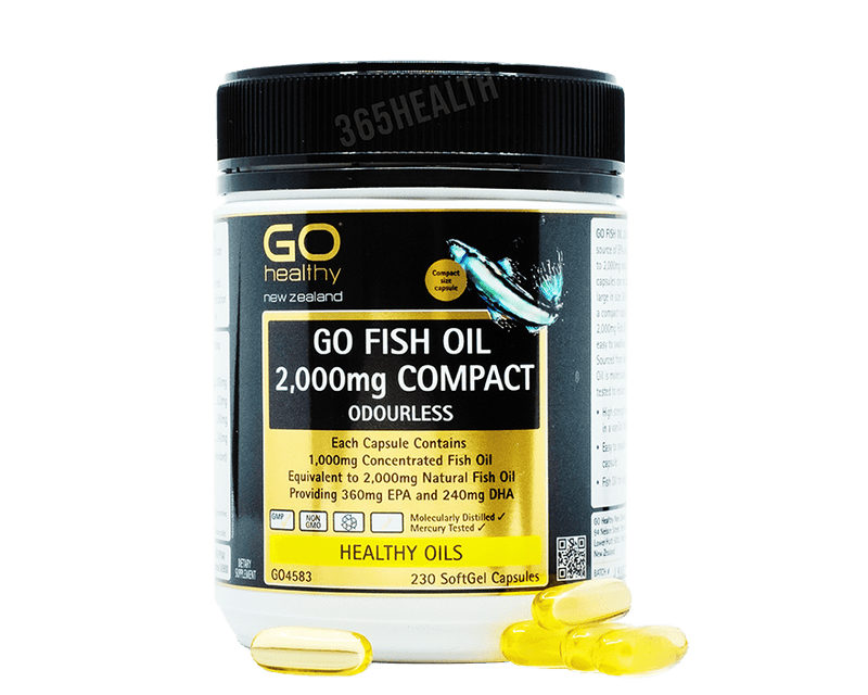 Go Fish Oil 2000mg Compact Odourless – HealthOmart New Zealand